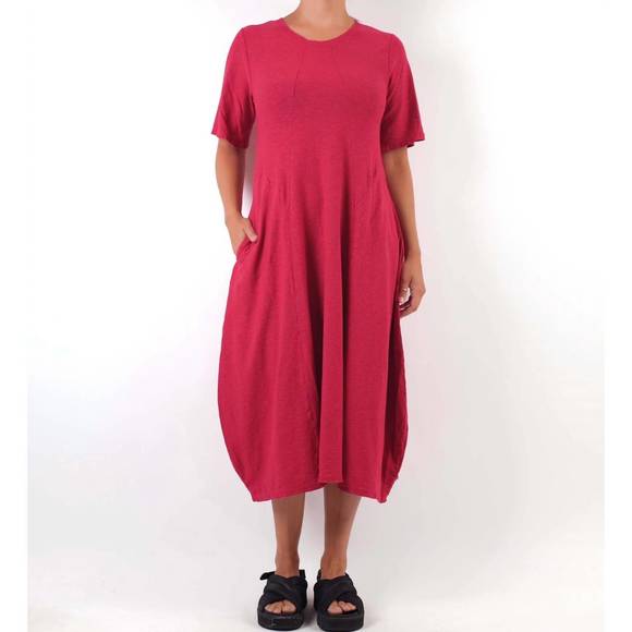 cut loose | Dresses | New Cut Loose Seamed Short Sleeve Midi Dress In ...